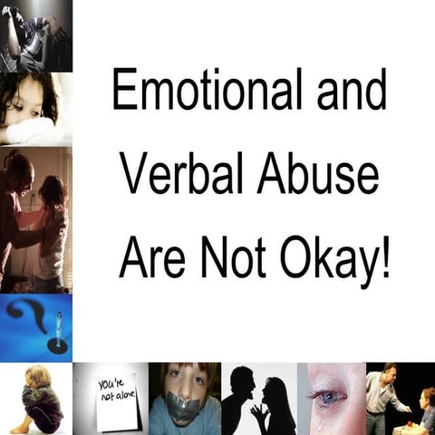 Emotional And Verbal Abuse (11 21 08) | PPT