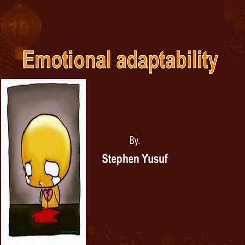 Emotional adaptability | PPTX