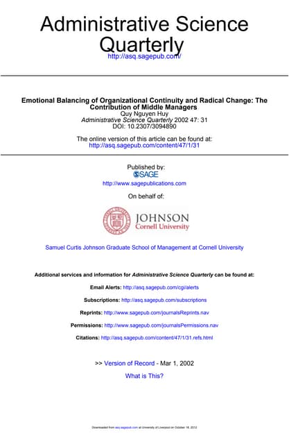 Toolkit For Organizational Change | PPT