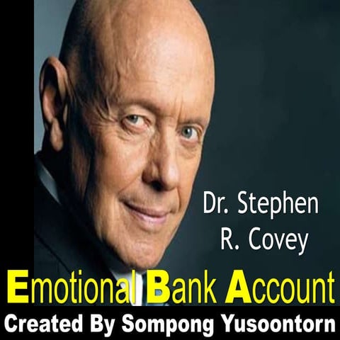 Understanding Your Emotional bank account | PPSX