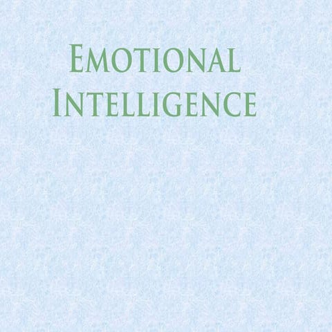 Emotional intelligence | PPT