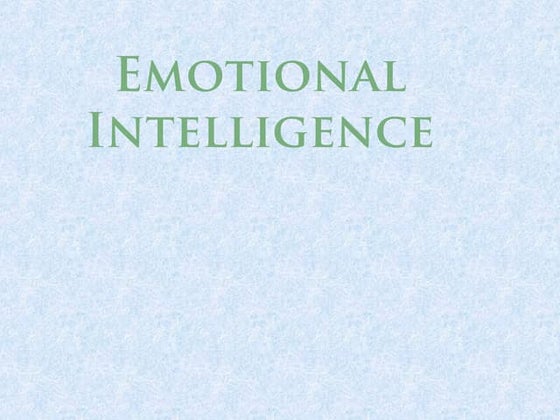 Emotional intelligence in the workplace - Deniel Goleman .pptx