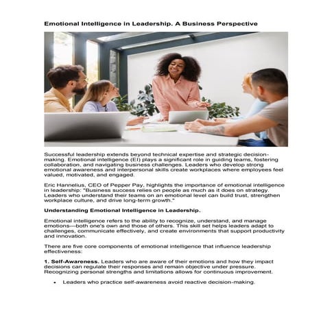 Emotional Intelligence in Leadership. Business Viewpoint_ZL.pdf