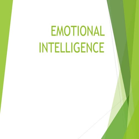 Emotional intelligence | PPT