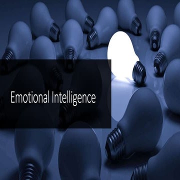 Emotional intelligence | PPT