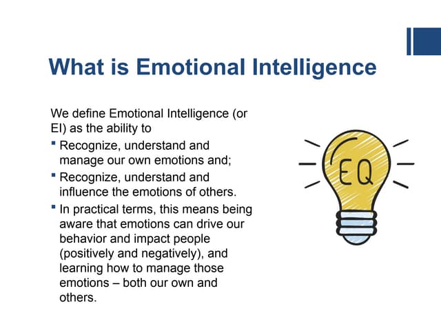 Emotional intelligence powerpoint | PPTX