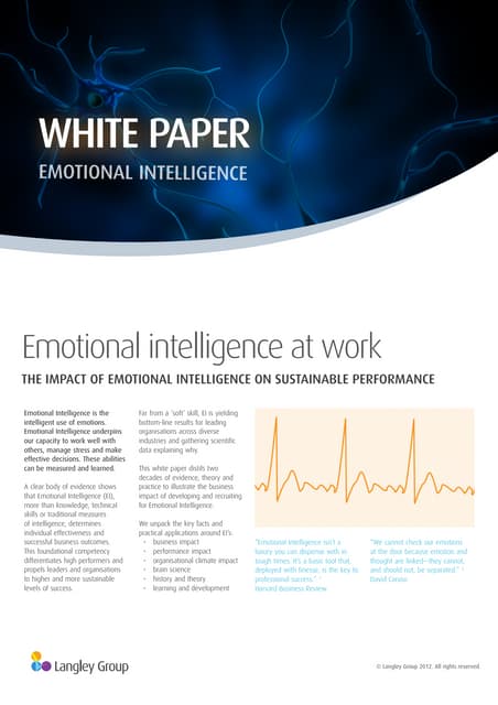 Emotional intelligence | PDF