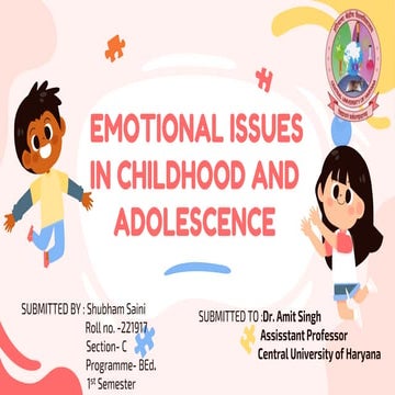 EMOTIONAL ISSUES- SHUBHAM SAINI.pptx