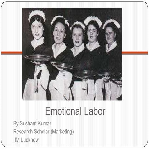 Emotional Labour | PPTX