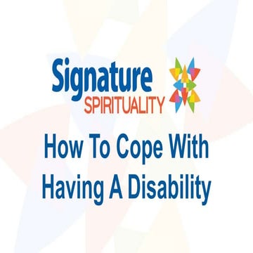 How To Cope With Having A Disability | PPTX