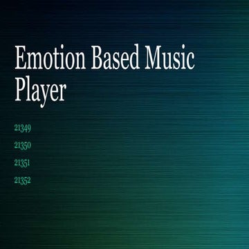 Emotion Based Music Player.pptx