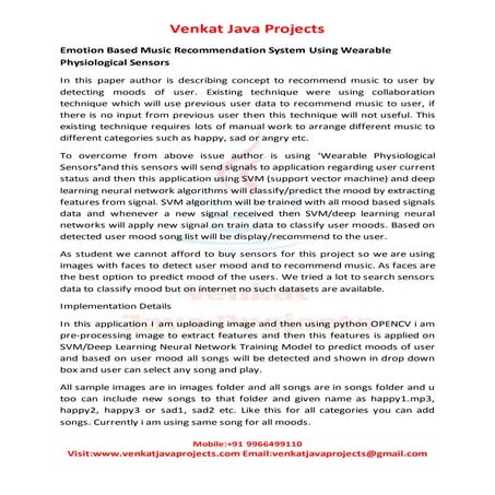 Emotion based music recommendation system using wearable physiological ...