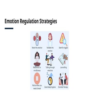 Emotion Regulation Strategies for young workers | PPT