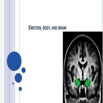 Emotions-Brain-Body | PPT