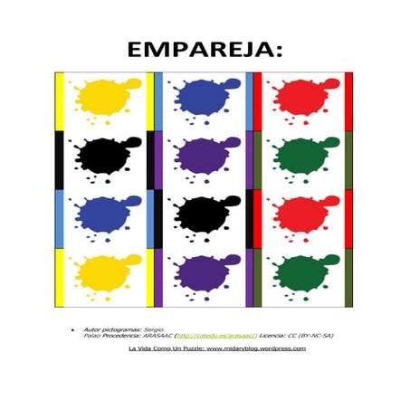 Empareja colores | DOCX | Puzzle Video Games | Video Game Genres