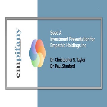 Mental Health Startup Pitch Deck Presentation | PDF
