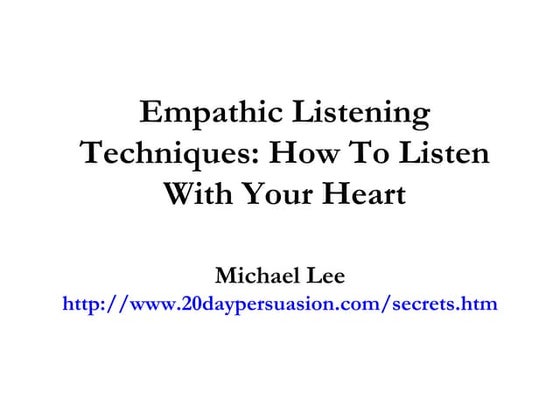 Empathy | PPT