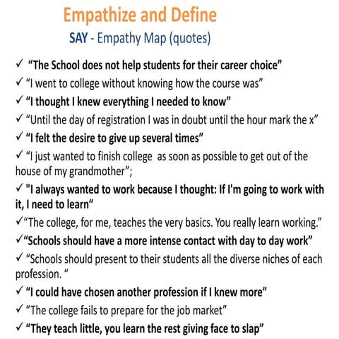 Empathize and define | PPT