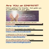 Are you an Empath? | PDF | Dating | Family and Relationships