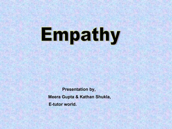Empathy | PPT