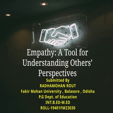Empathy: A tool for understanding others | PPT