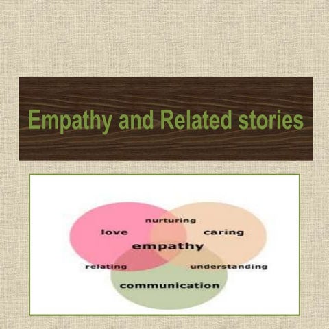 Empathy and related stories | PPT