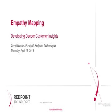 Empathy Mapping: Developing Deeper Insights | PDF