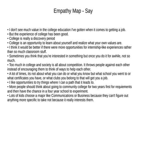 Stanford Design Thinking Lab - Empathy Map Submission_Wendy Elman