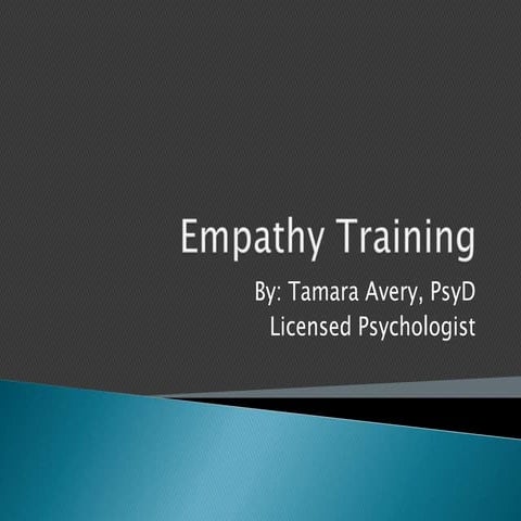 Empathy training | PPTX