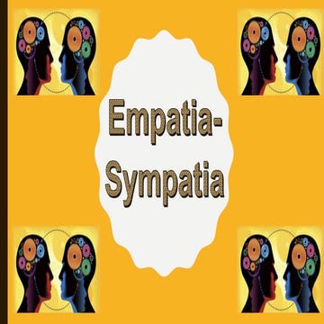 Empatia sympatia 3a 2017-18 | PPTX