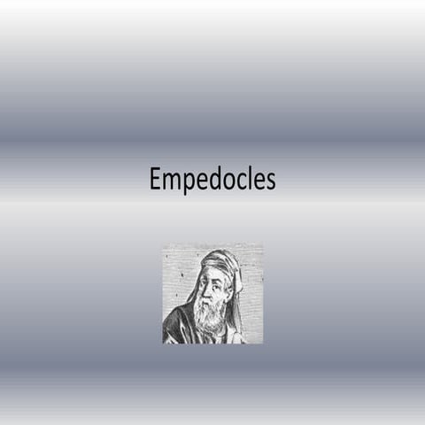 Empedocles | PPTX