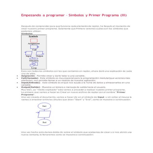 MANUAL DE RAPTOR (PARTE 3) | DOCX | Programming Languages | Computing