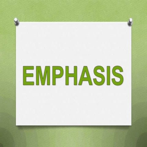 Emphasis | PPTX