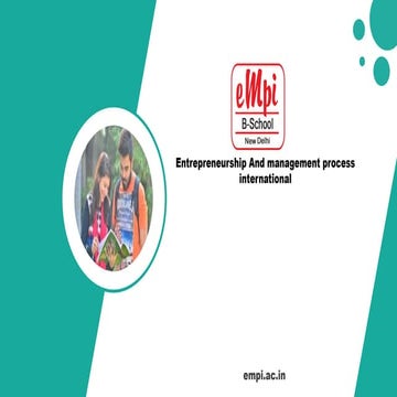 Empi Business School | PDF