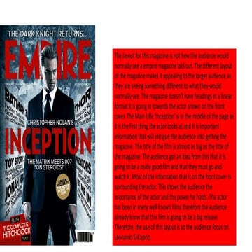 Empire film magazine analysis | PPTX
