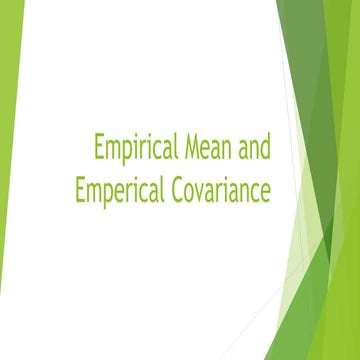 Empirical Mean and Emperical Covariance.pptx