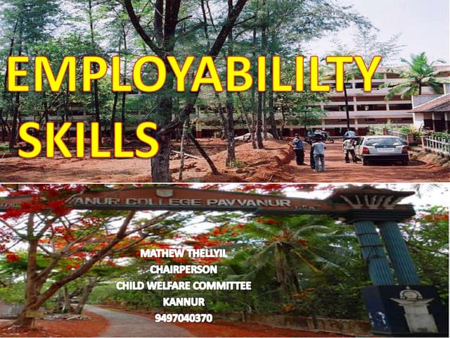 A presentation on employability skills | PPTX