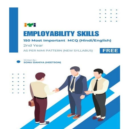 ITI Employability Skills 2nd Year Question Paper MCQ Book PDF | PDF