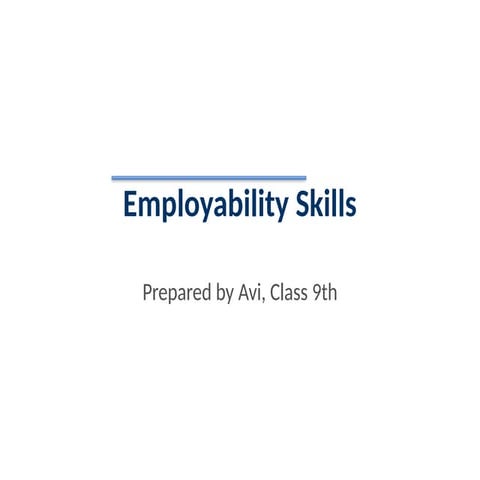 Employability_Skills_Presentation.pptx. ..... | PPTX