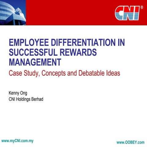 Employee Differentiation In Successful Rewards Management - ABF ...