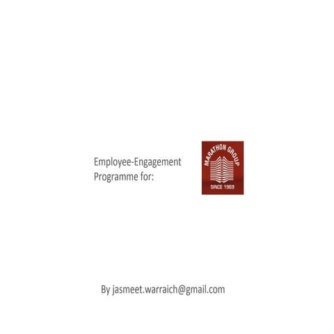 Employee engagement programme | PPT | Email | Internet