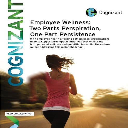 Employee Wellness: Two Parts Perspiration, One Part Persistence | PDF ...