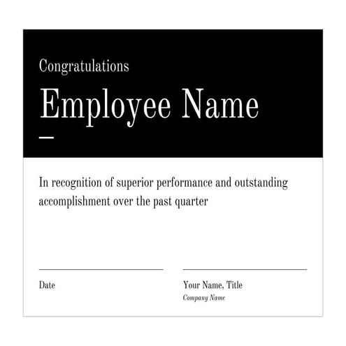 Employee certificate.pptx