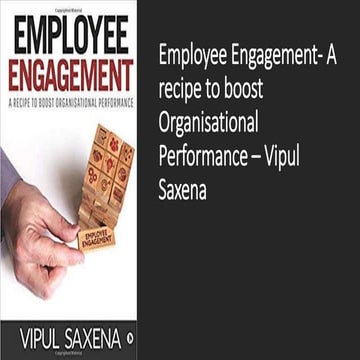 Employee Engagement- A recipe to boost Organisational Performance | PPT