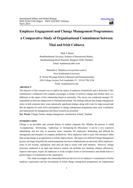 Lewin change management 4 | PDF