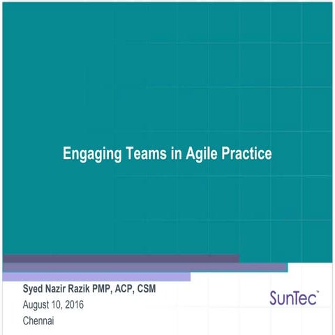 Employee Engagement in Agile Practice | PPT