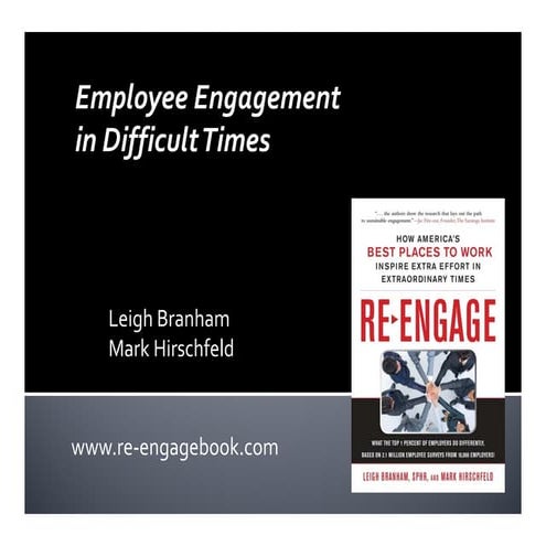 Employee Engagement In Difficult Times | PDF