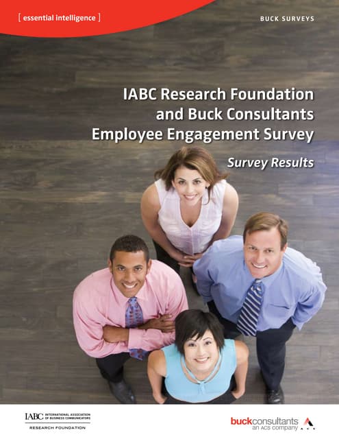 Employee Survey for Reinvigoration of a Company | PPT