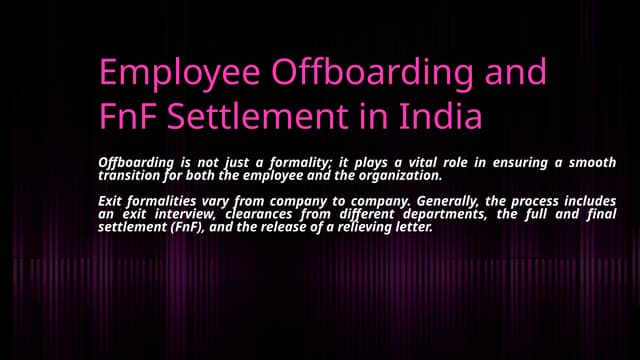 Relieving Order, Relieving Order Format and Sample | PPTX