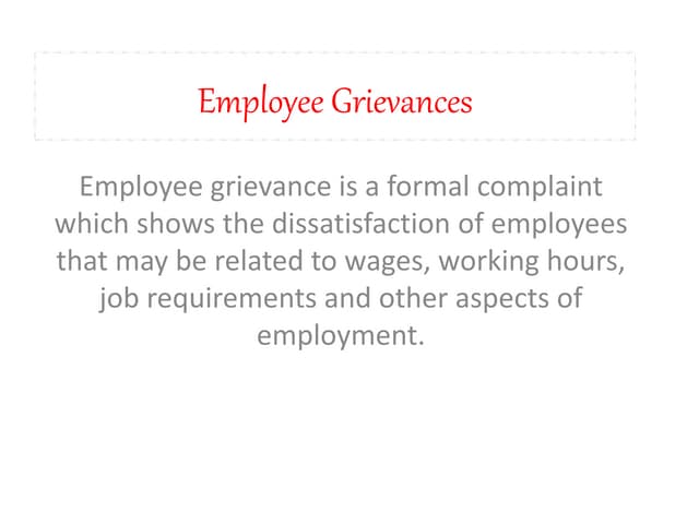 Grievance Management _ human Resource management | PPT